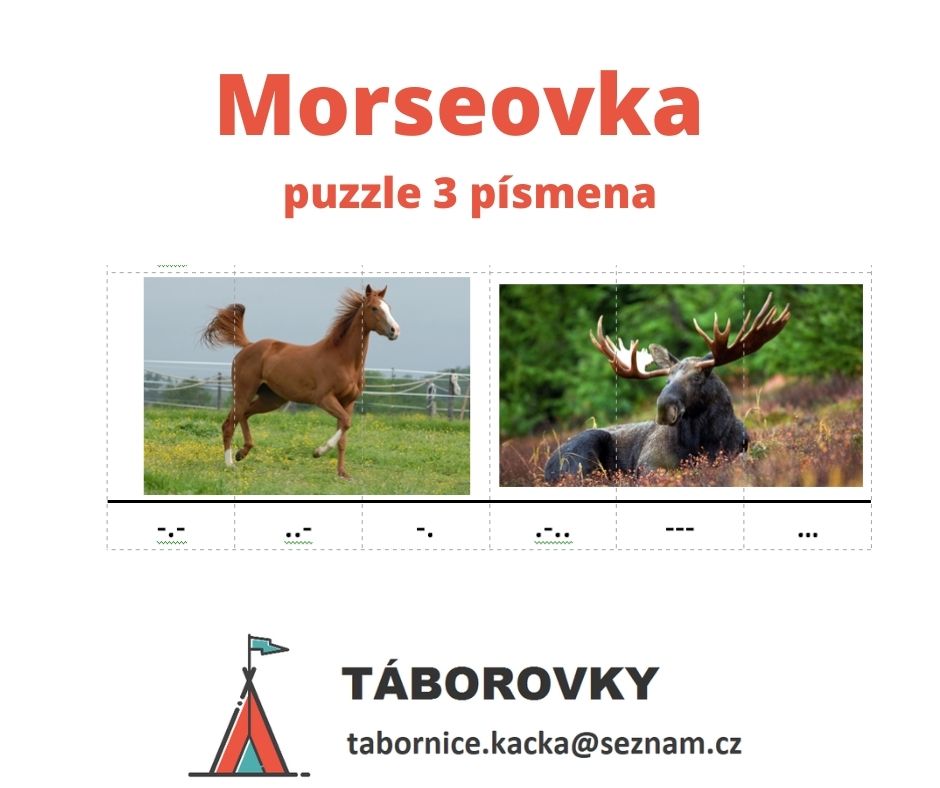 Morseovka puzzle 3 písmena - Přírodověda | UčiteléUčitelům.cz