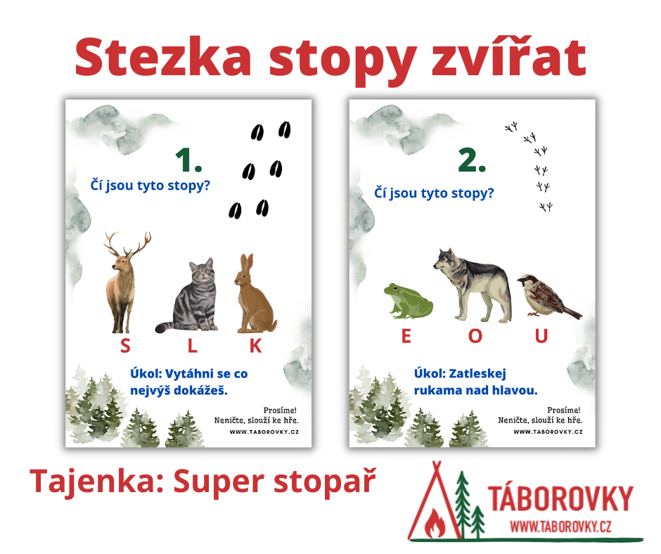 Stezka stopy zvířat - Nezařazené k předmětu | UčiteléUčitelům.cz