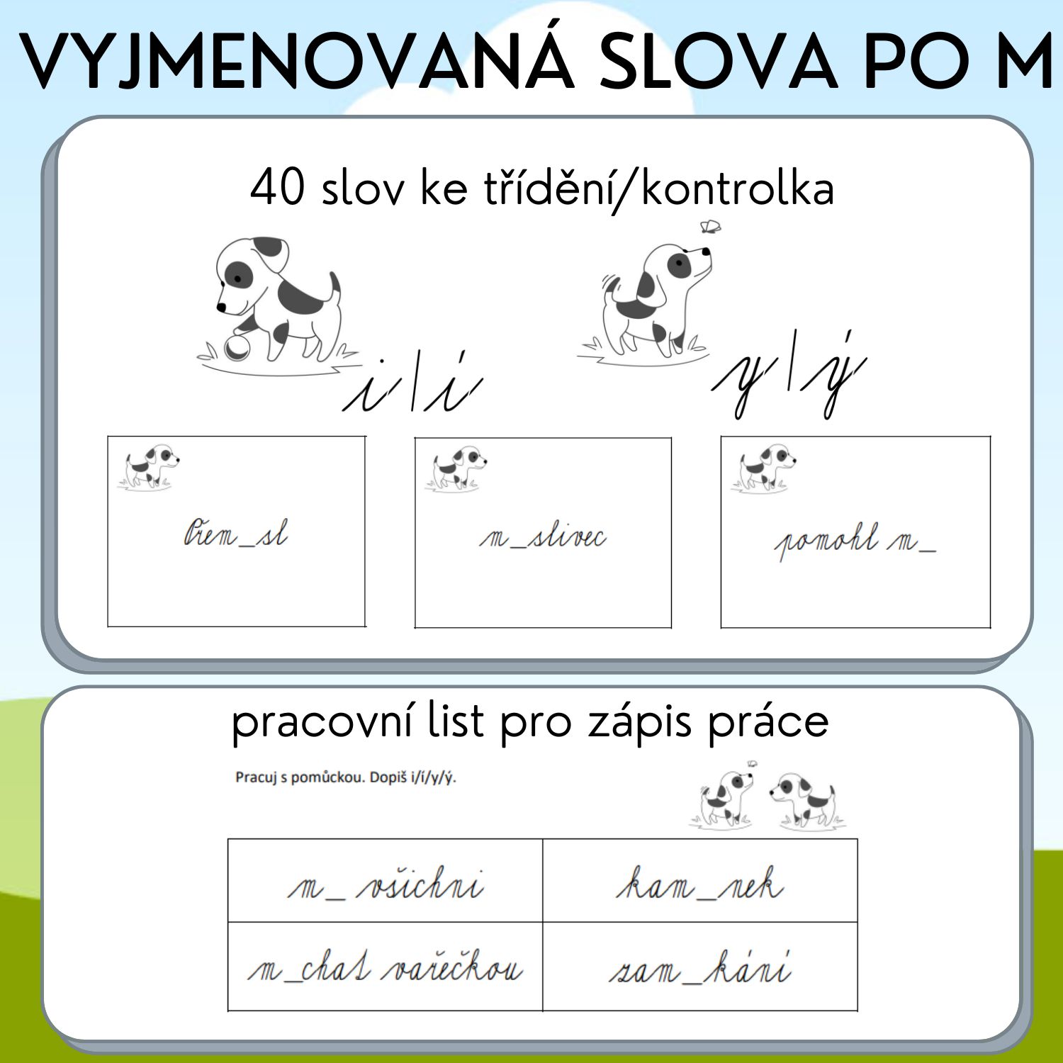 Vyjmenovaná slova po M - Český jazyk - gramatika | UčiteléUčitelům.cz
