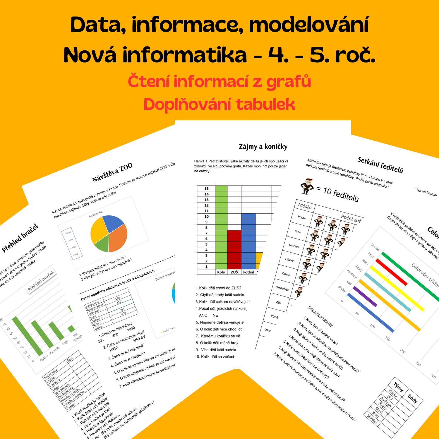 Data, informace, modelování - 4. - 5. ročník - Informatika ...