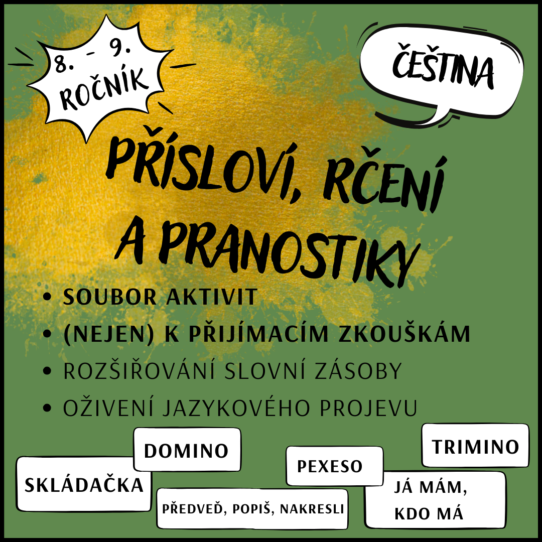Přísloví, rčení a pranostiky - sada aktivit - Český jazyk ...