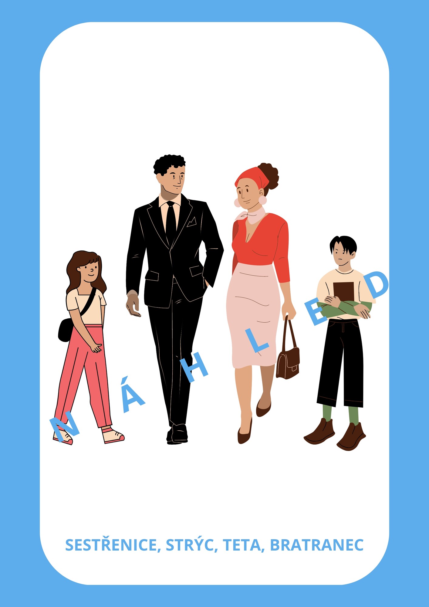 SADA: RODINNÉ HODNOTY + ČLENOVÉ RODINY - demonstrační obrázky (49 ks ...