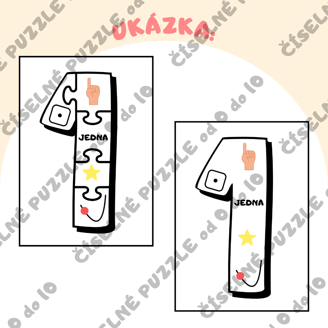 ČÍSELNÉ PUZZLE od 0 do 10 - Matematika | UčiteléUčitelům.cz