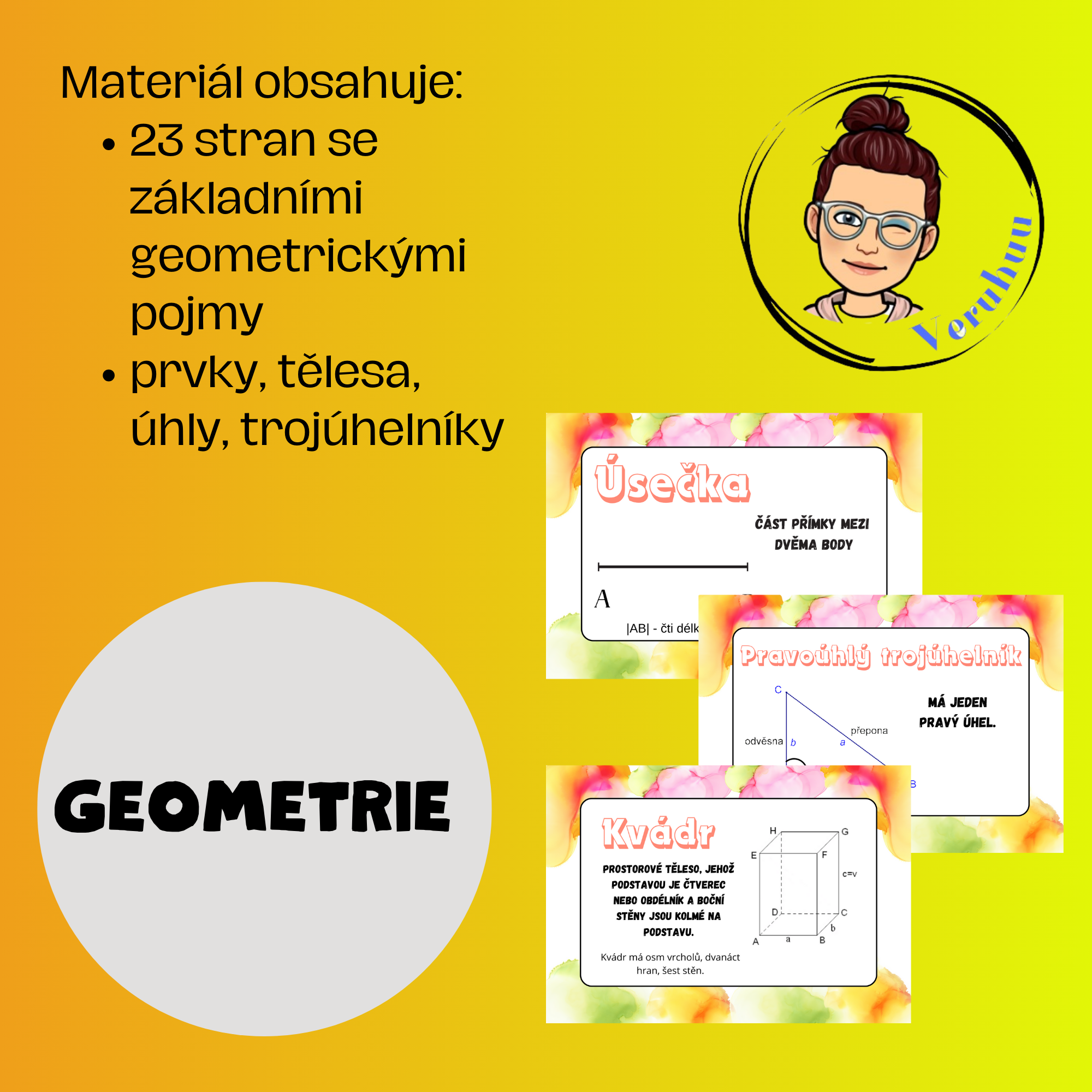 Barevná geometrie - Matematika - geometrie | UčiteléUčitelům.cz