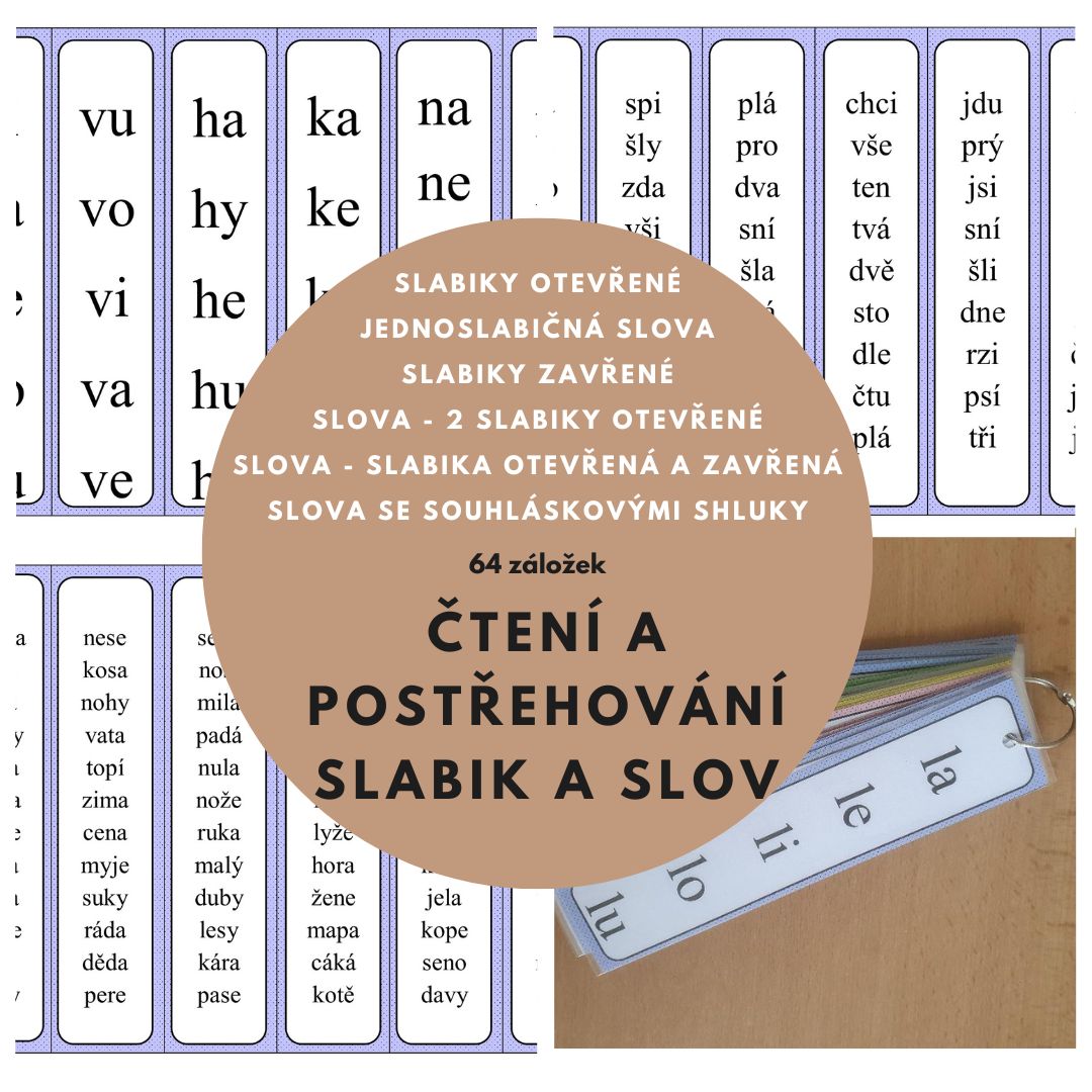 Čtení slabik a slov - Český jazyk - čtení | UčiteléUčitelům.cz