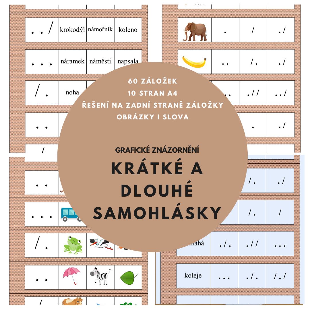 Krátké a dlouhé samohlásky - Český jazyk | UčiteléUčitelům.cz