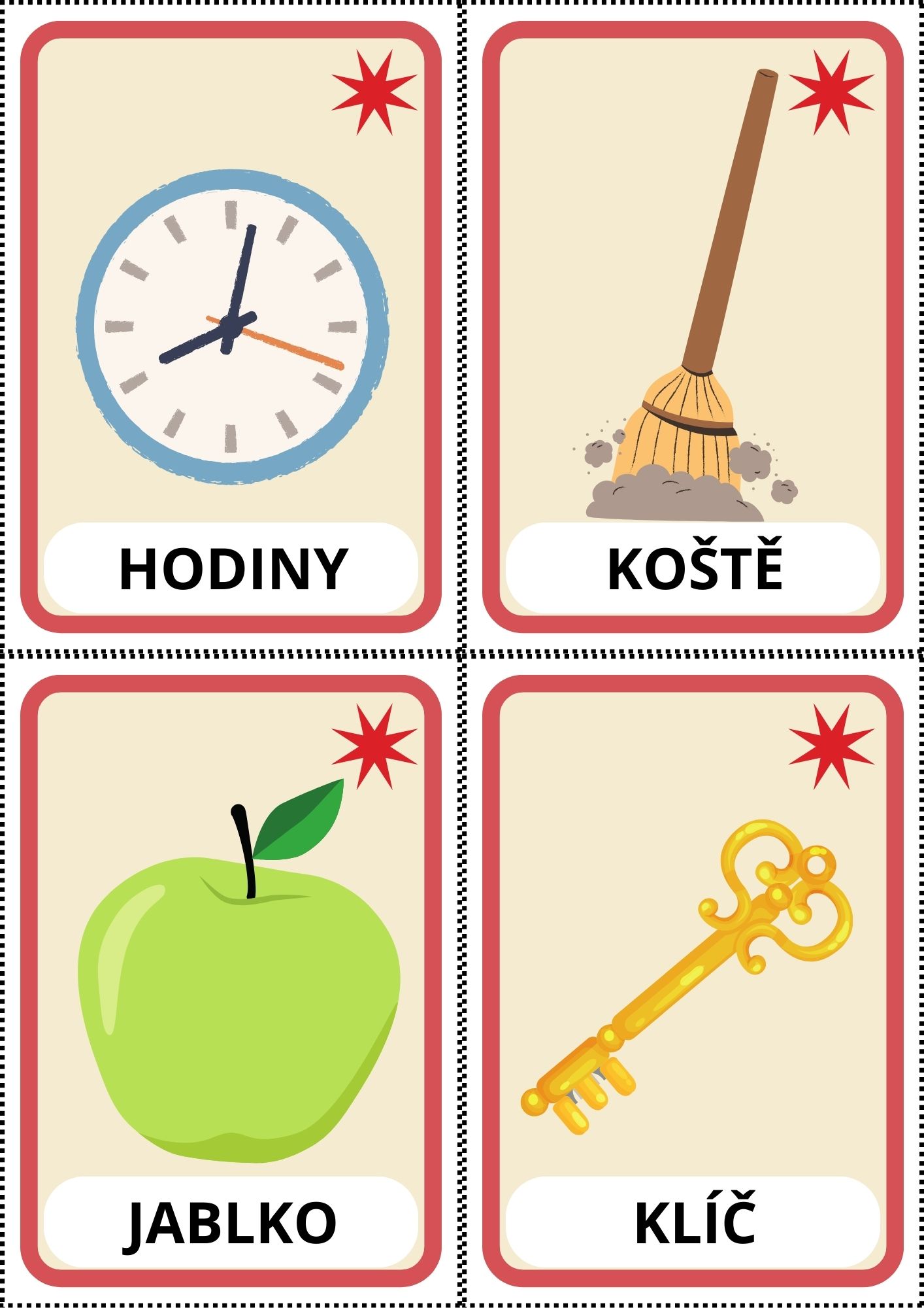 KOMUNIKAČNÍ KARTY s multifunkčním využitím - Český jazyk - gramatika ...