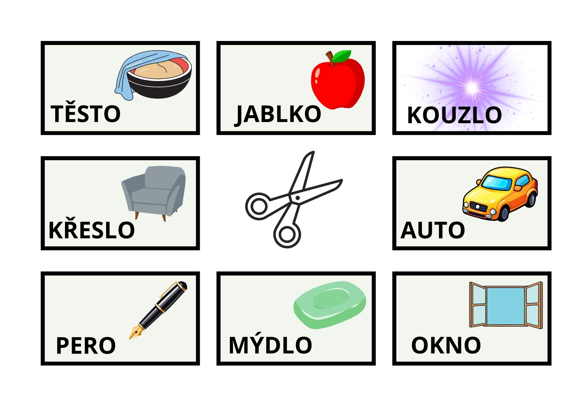 VZORY PODSTATNÝCH JMEN - ROD STŘEDNÍ - Český jazyk - gramatika ...