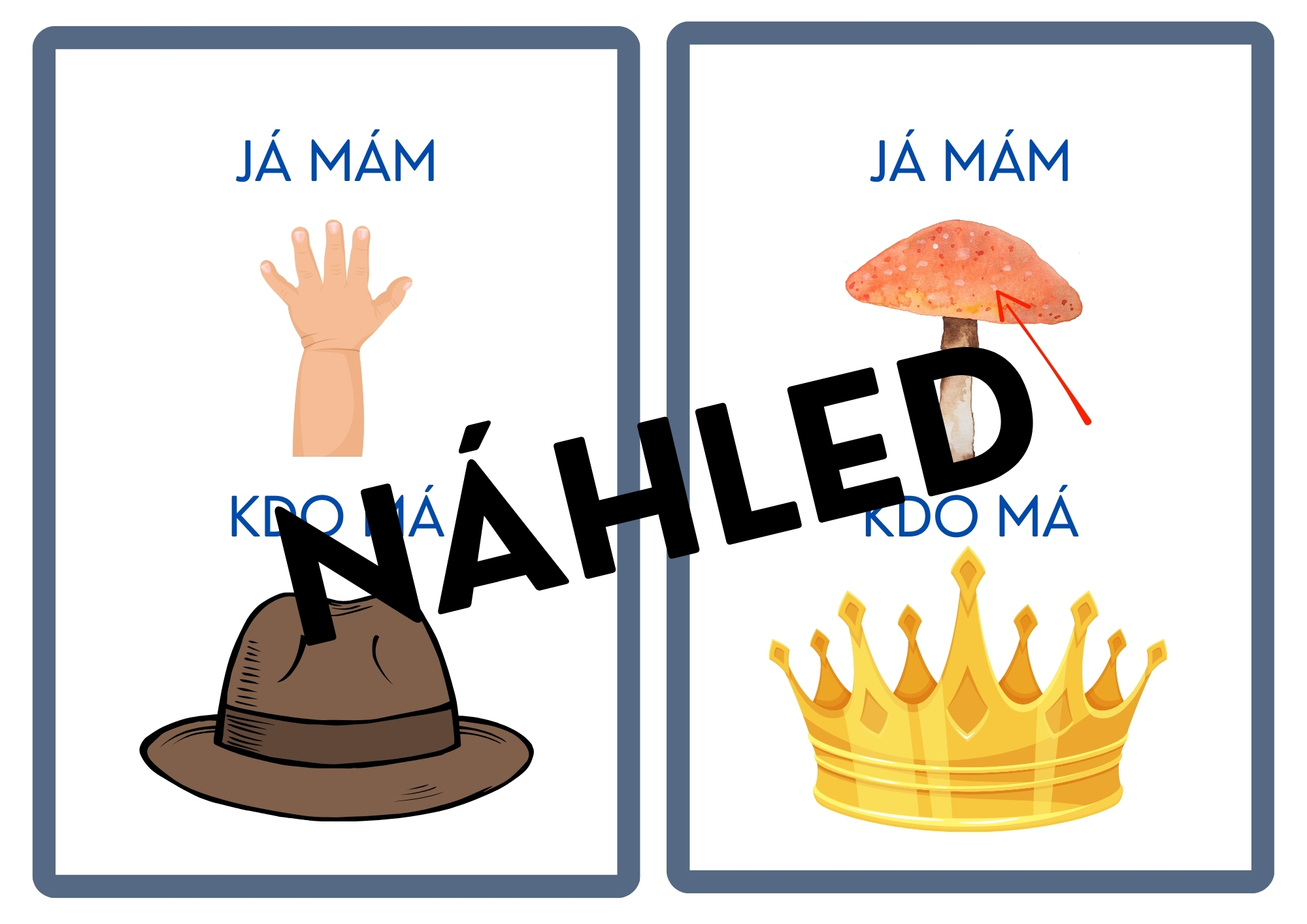 Slova mnohoznačná - Já mám, kdo má + Pexeso - Český jazyk ...