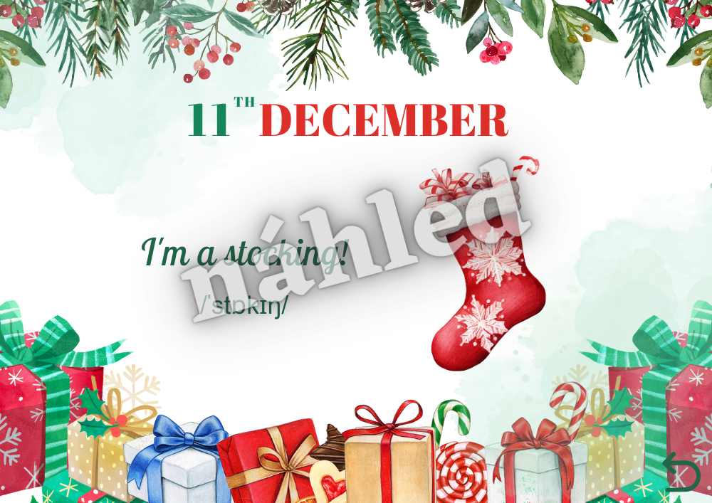 Advent calendar - Christmas riddles (2. stupeň) - Anglický jazyk ...