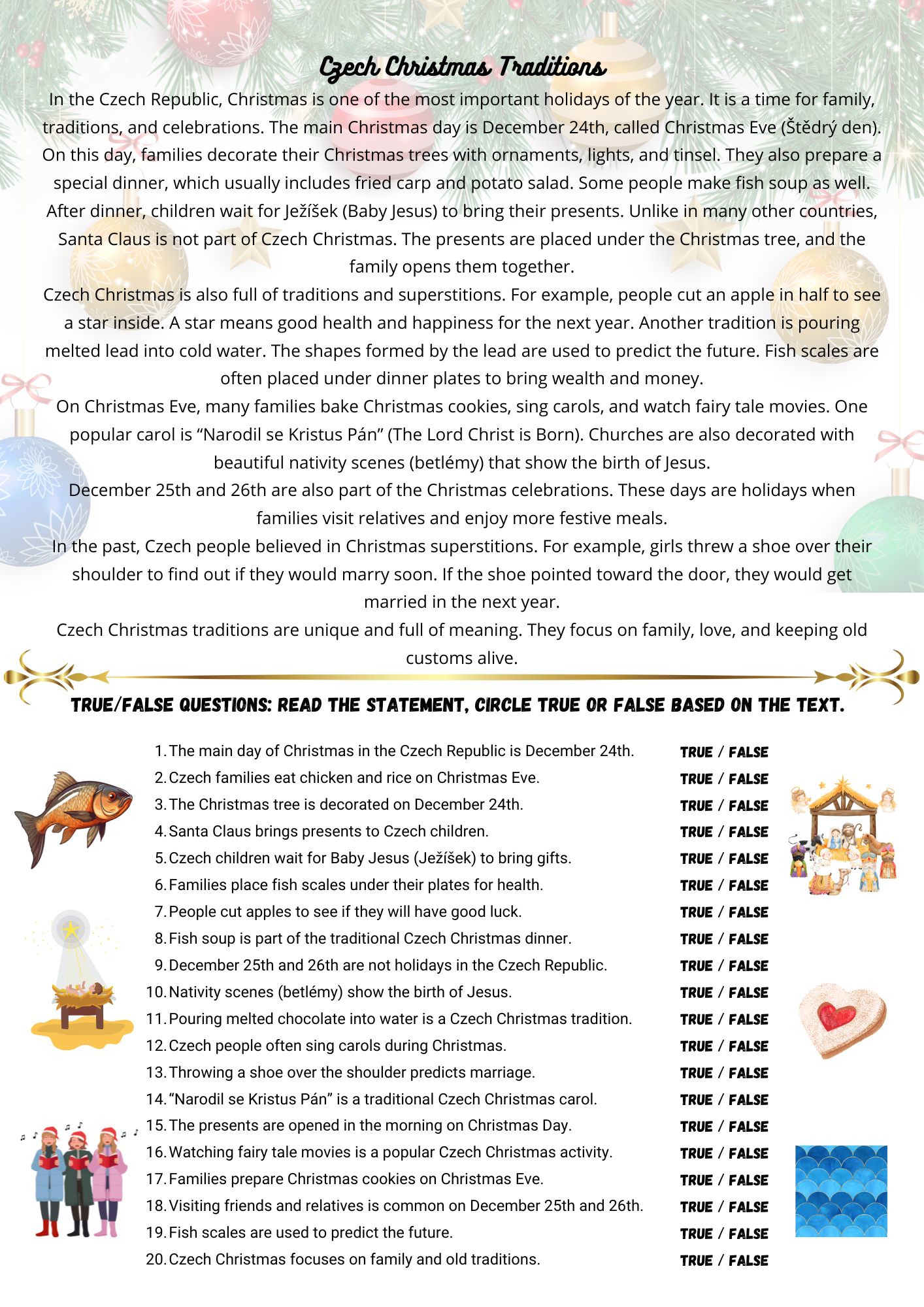 Christmas activities - Anglický jazyk | UčiteléUčitelům.cz