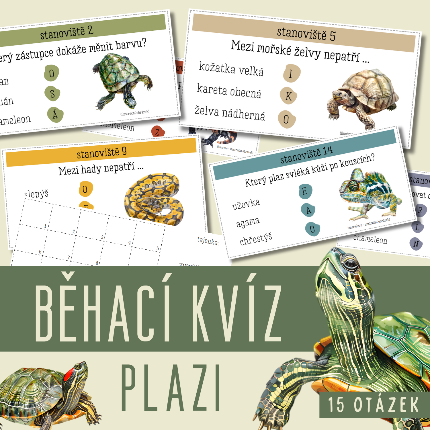 Plazi - BĚHACÍ KVÍZ - Biologie | UčiteléUčitelům.cz