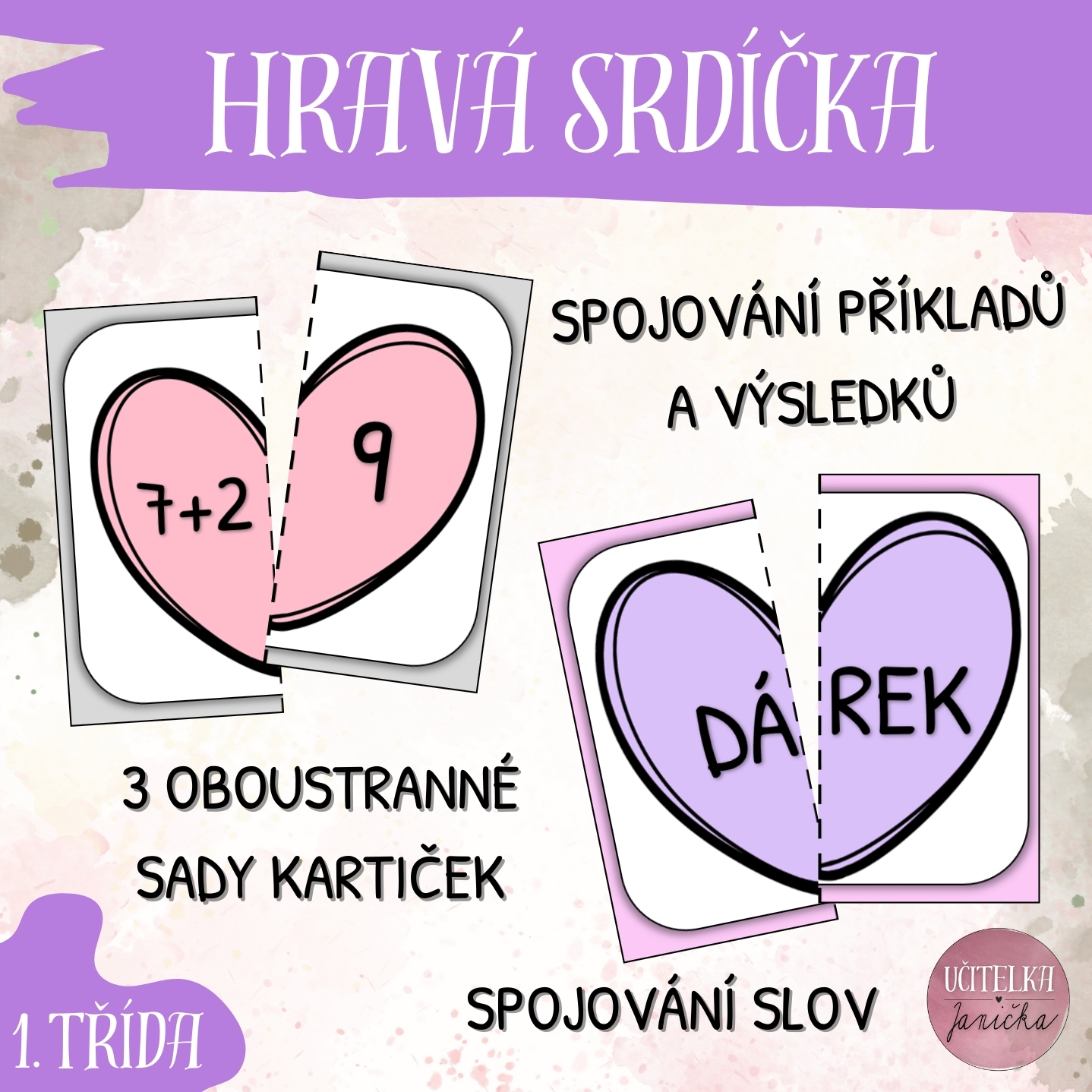 Hravá srdíčka - Český jazyk | UčiteléUčitelům.cz