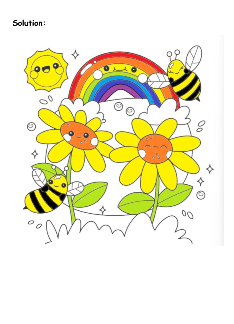 SPRING Reading comprehension, colouring (JARO - čtení s porozuměním do ...