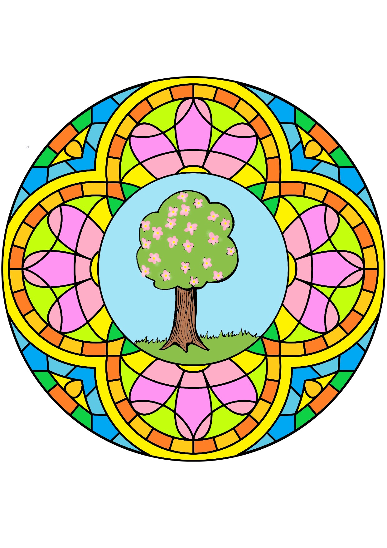 VITRÁŽOVÉ OMALOVÁNKY – Čtyři roční období - Prvouka | UčiteléUčitelům.cz