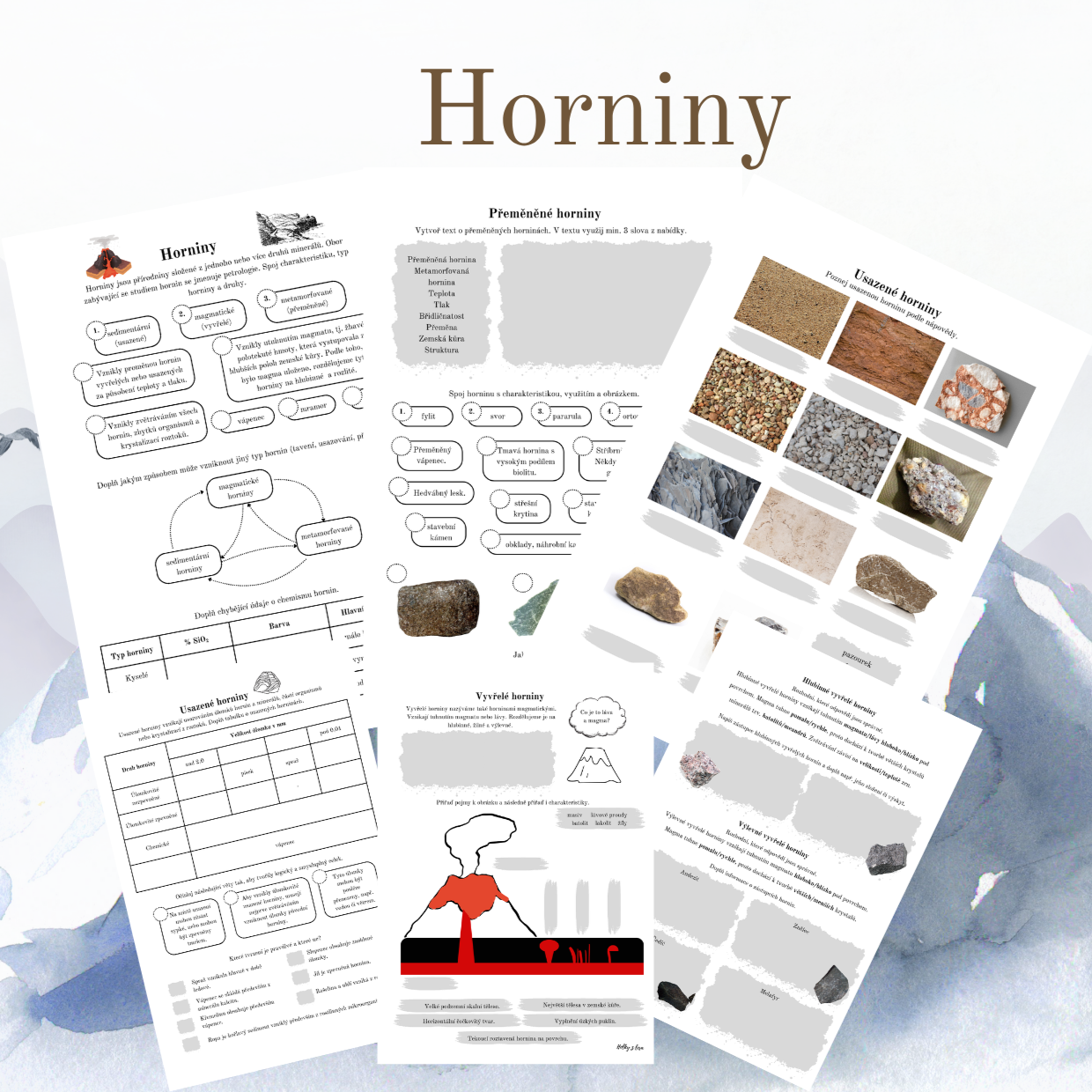 Horniny - Přírodověda | UčiteléUčitelům.cz