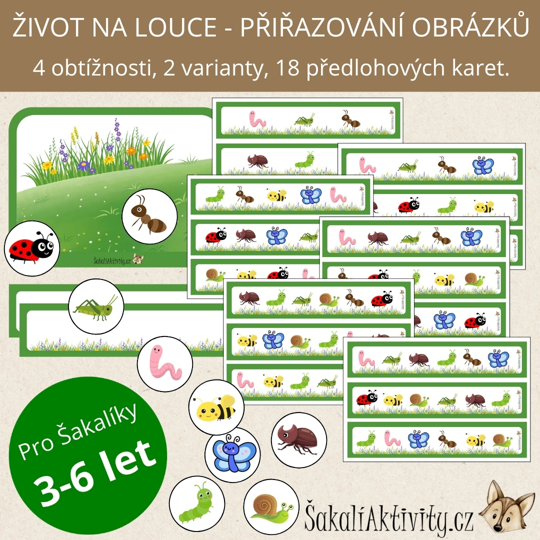 ŽIVOT NA LOUCE - přiřazování obrázků - Přírodověda | UčiteléUčitelům.cz