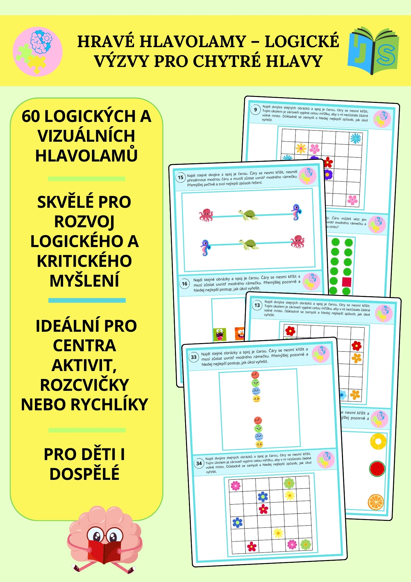 Hravé hlavolamy – Logické výzvy pro chytré hlavy - Matematika ...