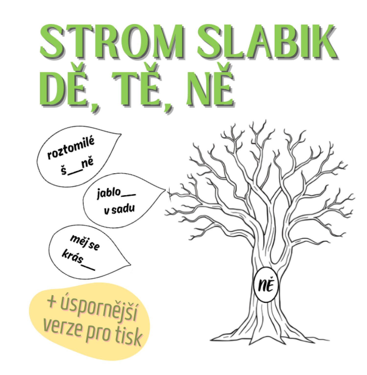 Strom slabik - Český jazyk | UčiteléUčitelům.cz