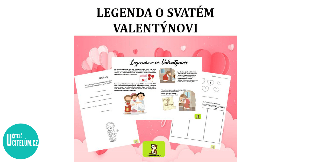 LEGENDA O SVATÉM VALENTÝNOVI - Český jazyk | UčiteléUčitelům.cz