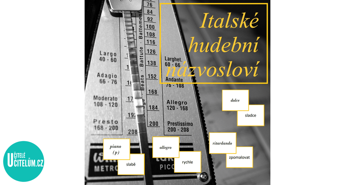 Italské hudební názvosloví - Hudební výchova | UčiteléUčitelům.cz