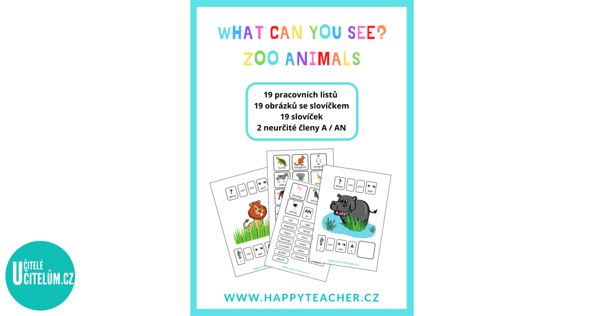 What can you see? - Zoo animals - Anglický jazyk | UčiteléUčitelům.cz