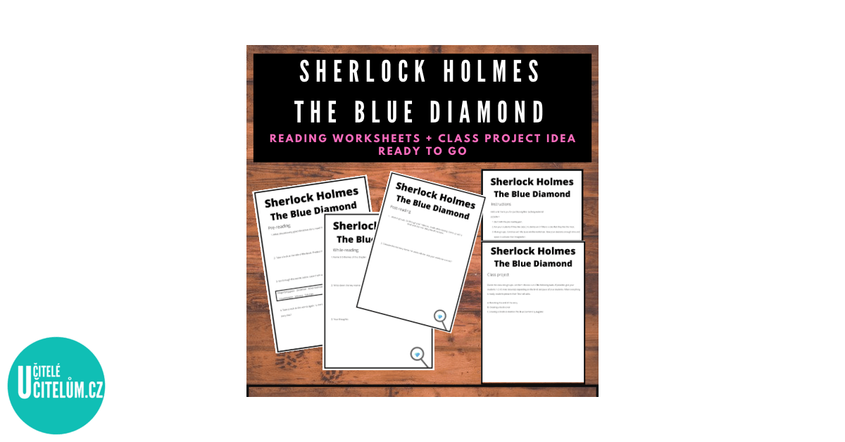 Sherlock Holmes The Blue Diamond | Pracovní listy a projekt ESL ...