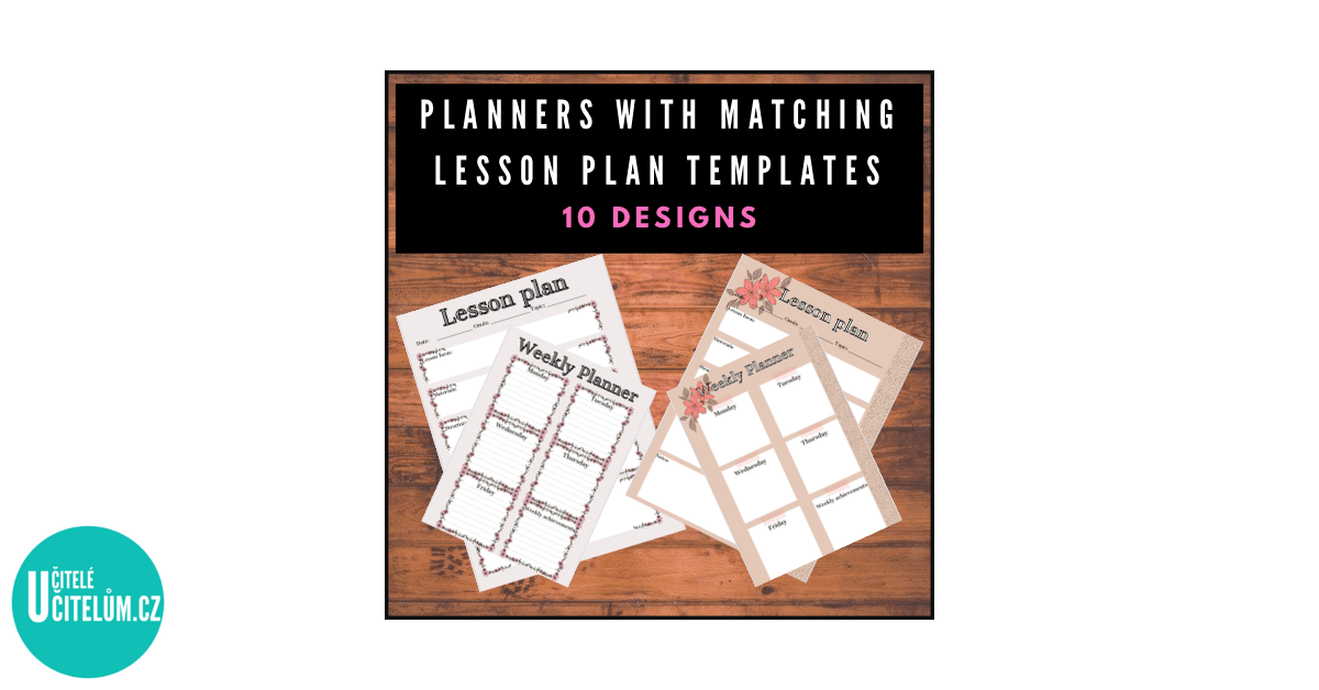 Printable weekly planners with matching lesson plans templates 10 ...