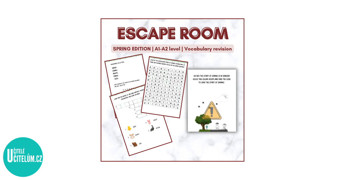 Escape room | SPRING VOCABULARY | 1.stupeň ZŠ - Anglický jazyk ...