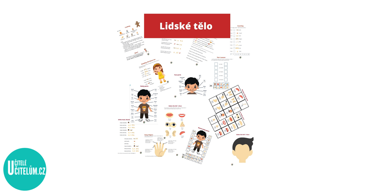 Hravá angličtina: Lidské tělo (Body) - Anglický jazyk | UčiteléUčitelům.cz