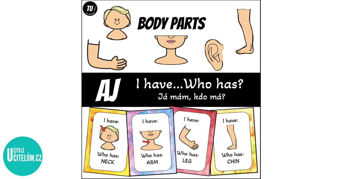 I have...Who has? Já mám, kdo má? Body parts - Anglický jazyk ...