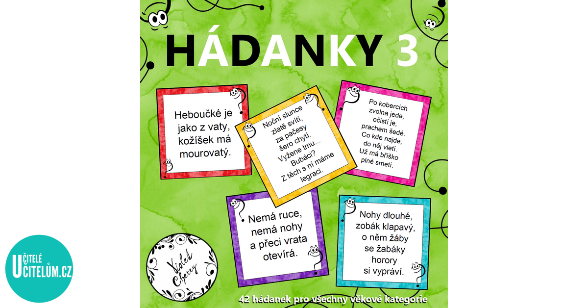 Hádanky pro děti 3 - Český jazyk | UčiteléUčitelům.cz