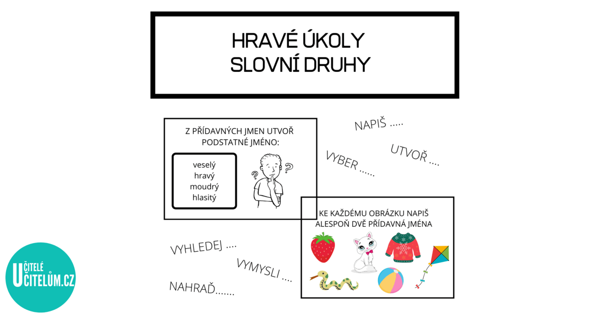 ÚKOLY - SLOVNÍ DRUHY - Český jazyk - gramatika | UčiteléUčitelům.cz