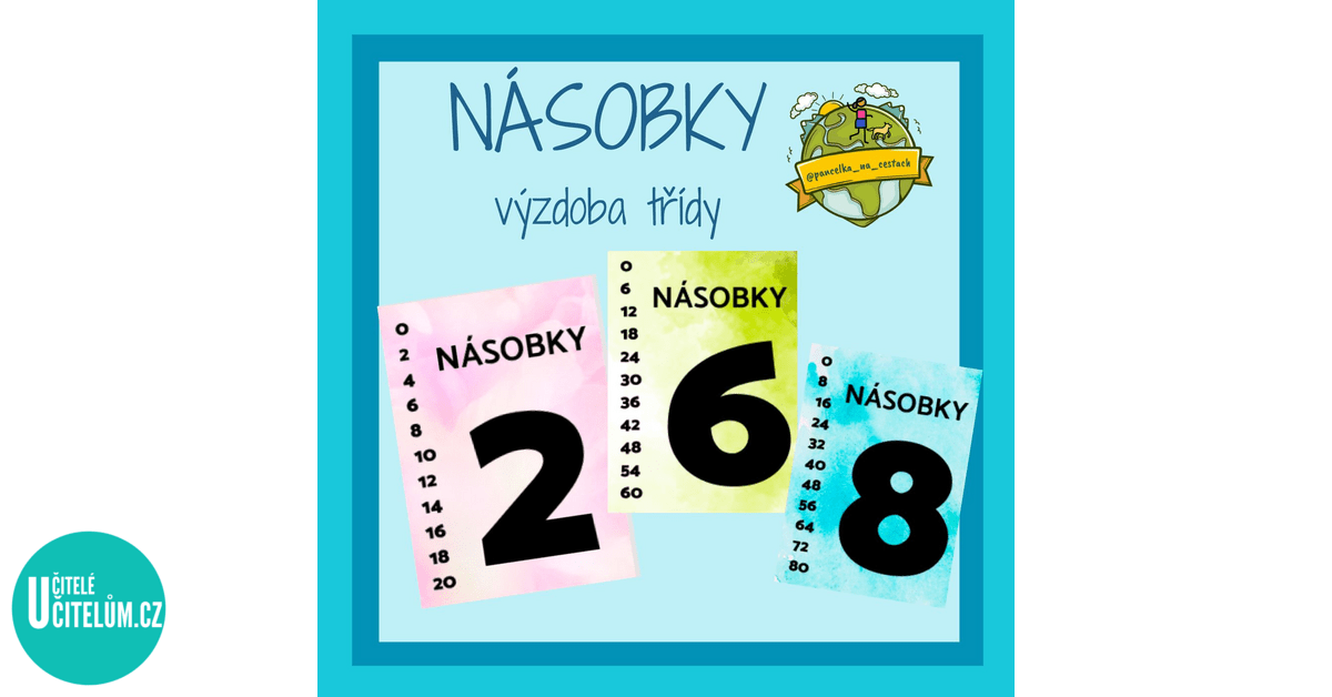 Násobky - výzdoba třídy a pomůcka pro děti - Matematika ...