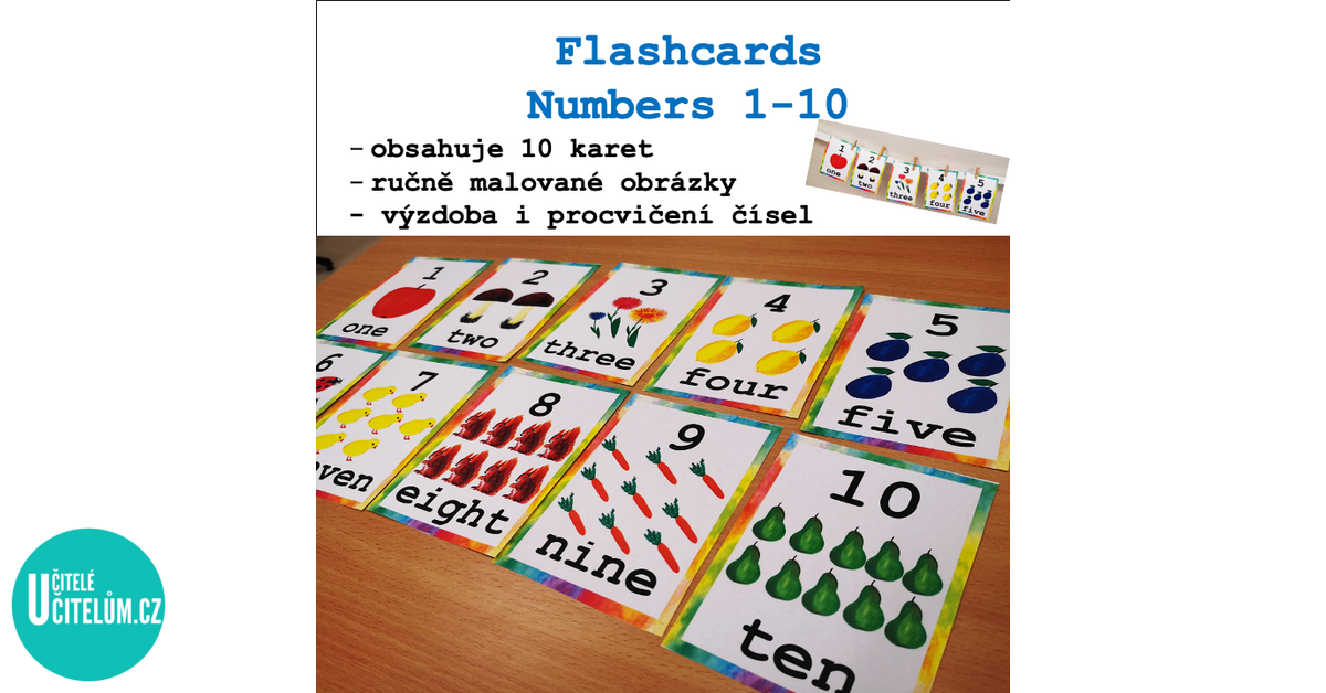 Flashcards - Numbers - Anglický jazyk | UčiteléUčitelům.cz
