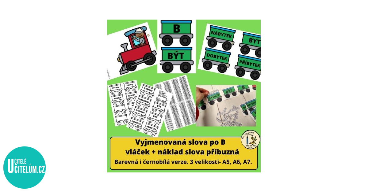 VYJMENOVANÁ SLOVA PO B - VLÁČEK + SLOVA PŘÍBUZNÁ jako náklad - Český ...