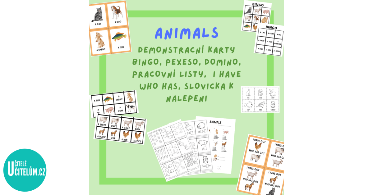 Animals - velký soubor - Anglický jazyk | UčiteléUčitelům.cz