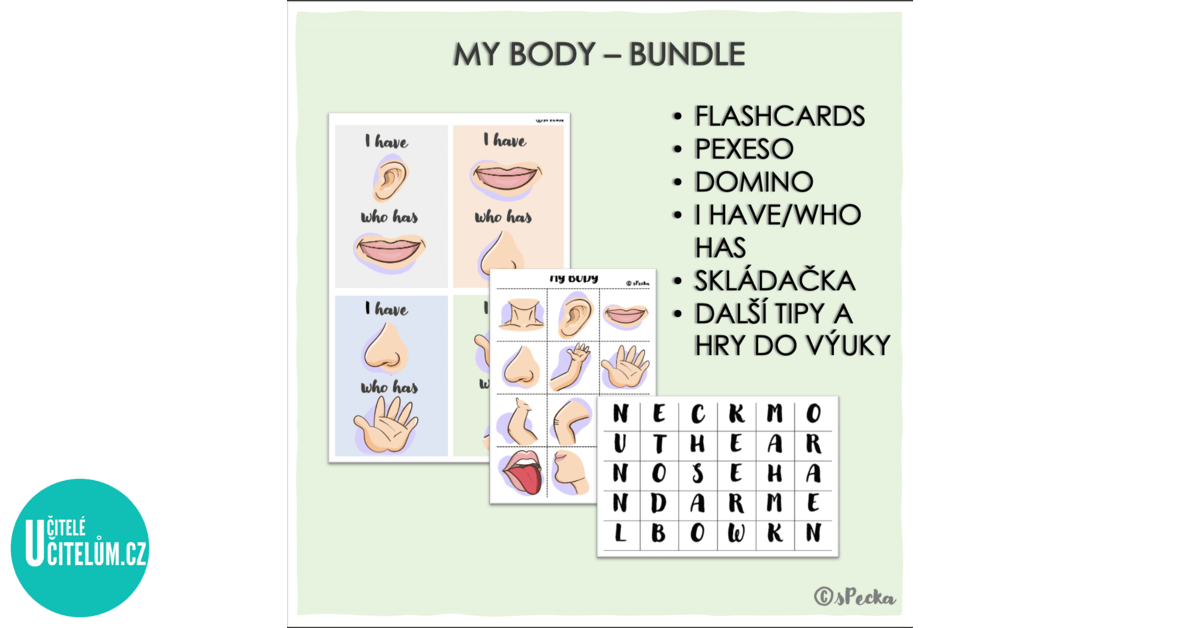 My body - BUNDLE - Anglický jazyk | UčiteléUčitelům.cz