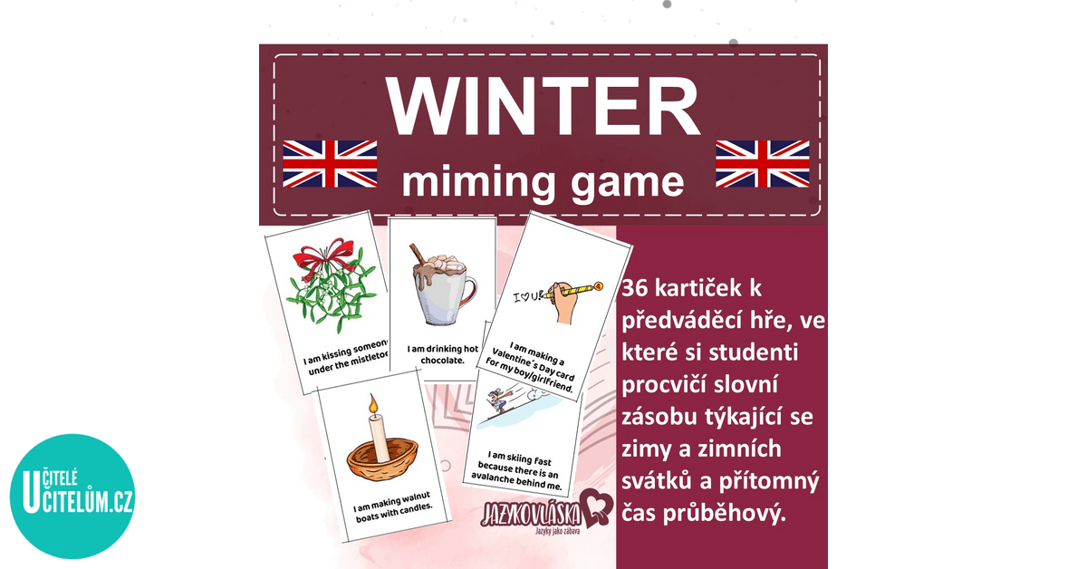 Winter miming game - Anglický jazyk | UčiteléUčitelům.cz