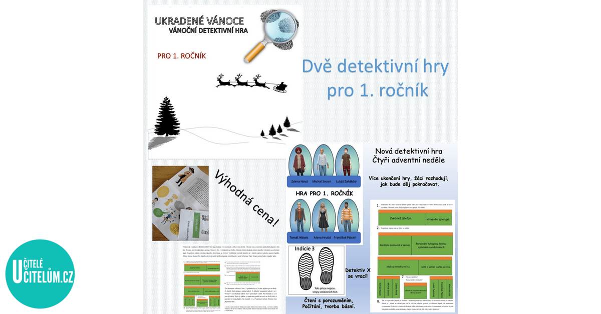 Vánoční detektivní hry pro 1. ročník - Nezařazené k předmětu ...