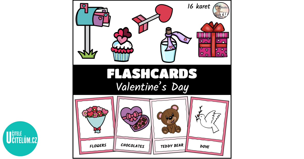 Flashcards - Valentine’s Day - Anglický jazyk | UčiteléUčitelům.cz