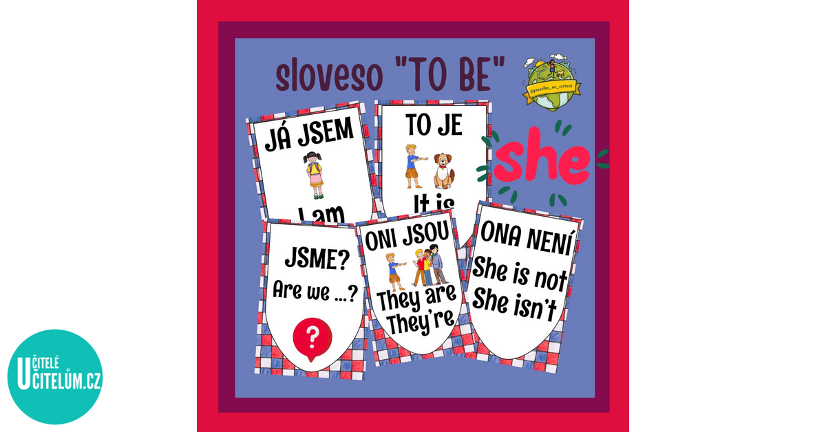 sloveso být - to be - Anglický jazyk | UčiteléUčitelům.cz