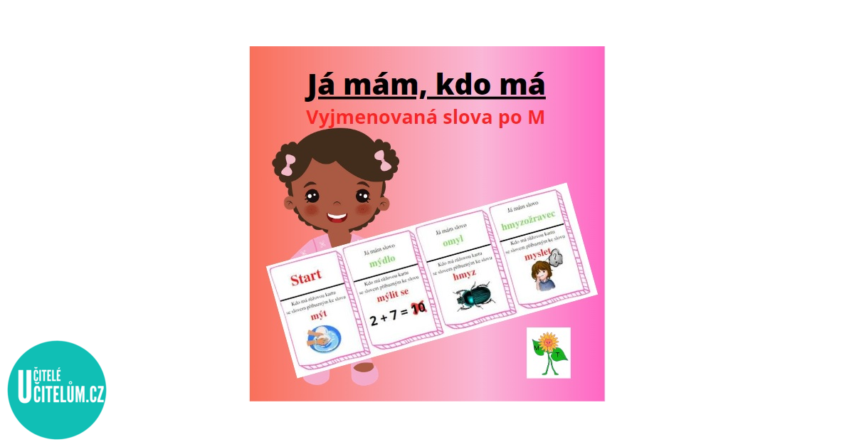 Já mám, kdo má - Vyjmenovaná slova po M - Český jazyk - gramatika ...