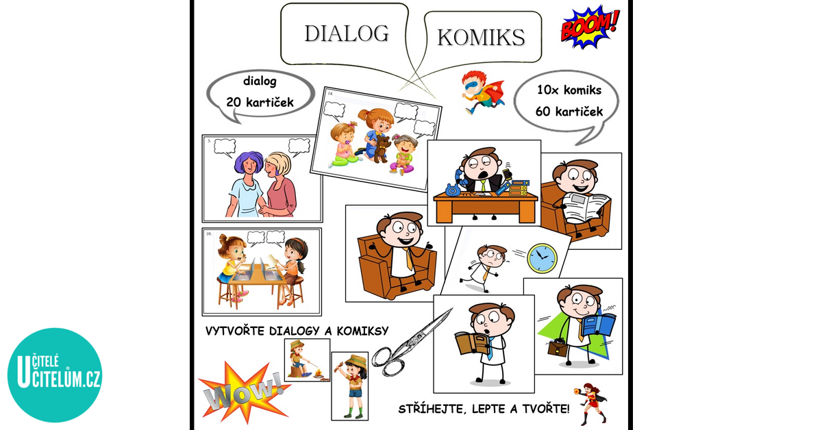 Dialogy a komiksy - Český jazyk | UčiteléUčitelům.cz