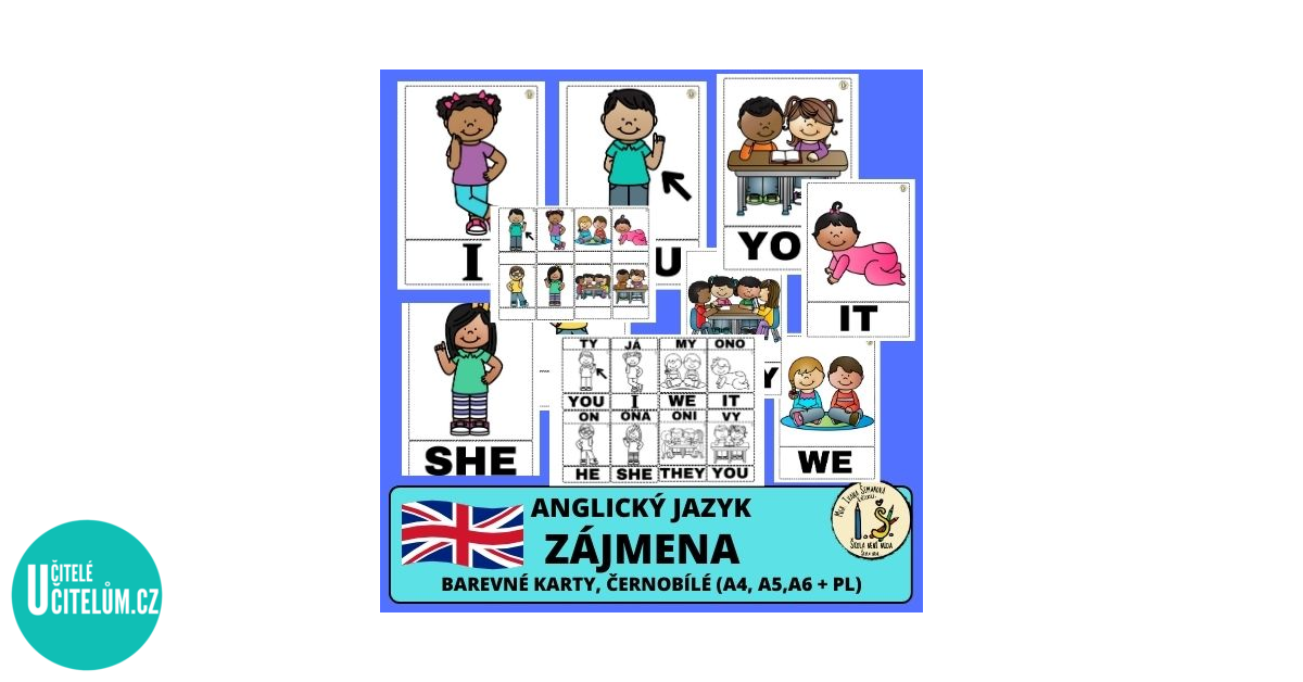 Zájmena (ANGLIČTINA) - Anglický jazyk | UčiteléUčitelům.cz