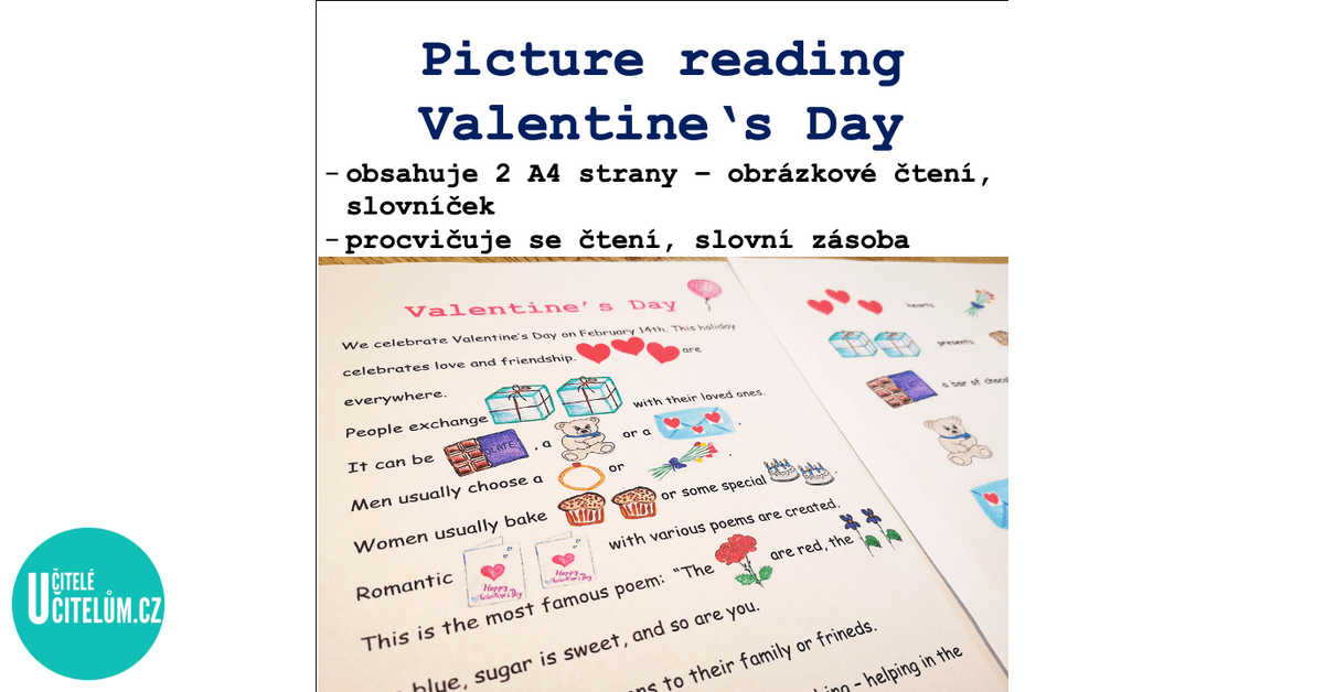 Picture reading - Valentine's Day - Anglický jazyk | UčiteléUčitelům.cz