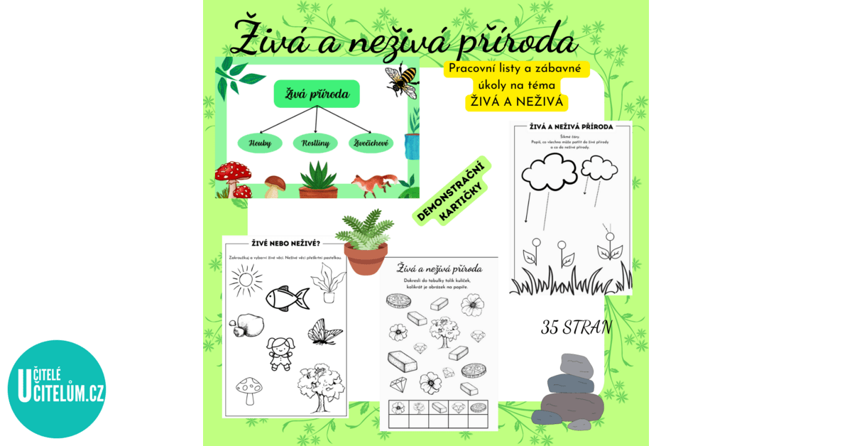 Živá a neživá příroda - Biologie | UčiteléUčitelům.cz