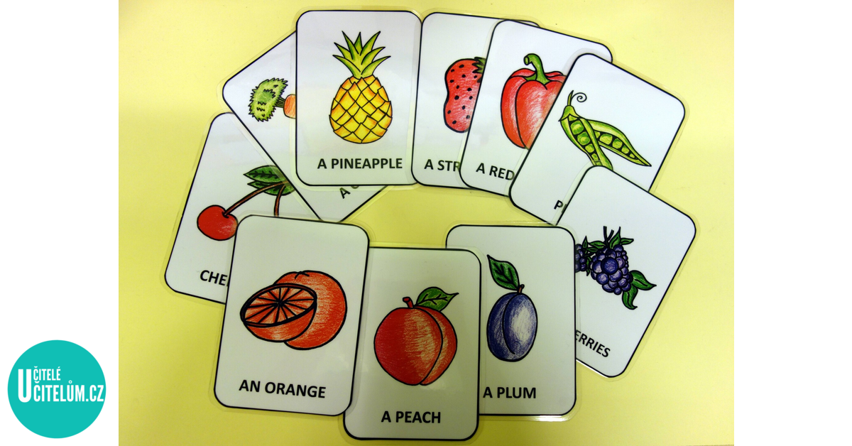 Fruits and Vegetables Flash cards - Anglický jazyk | UčiteléUčitelům.cz
