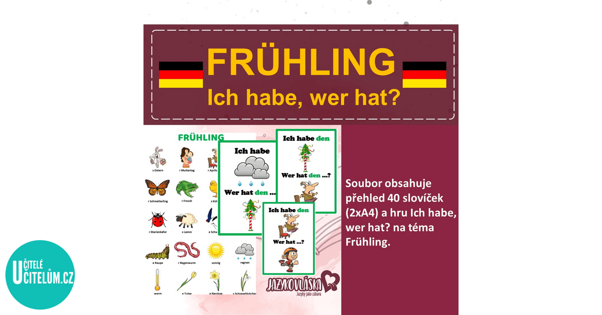 Frühling Ich habe, wer hat? - Německý jazyk | UčiteléUčitelům.cz