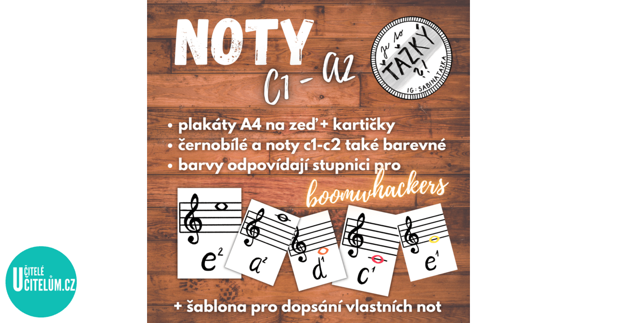 Noty - Hudební výchova | UčiteléUčitelům.cz